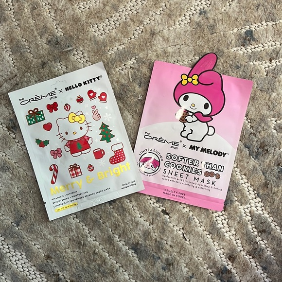 Sanrio | Skincare | Sanrio Face Masks Both Limited Edition | Poshmark
